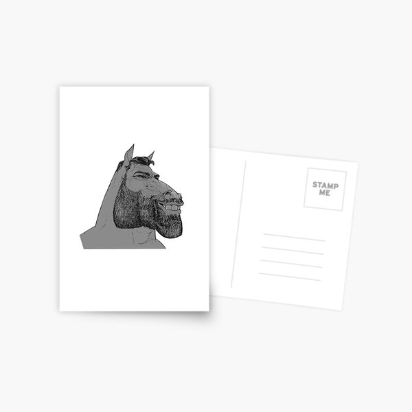 "Giga Chad Donkey" Postcard for Sale by trevortkolman | Redbubble