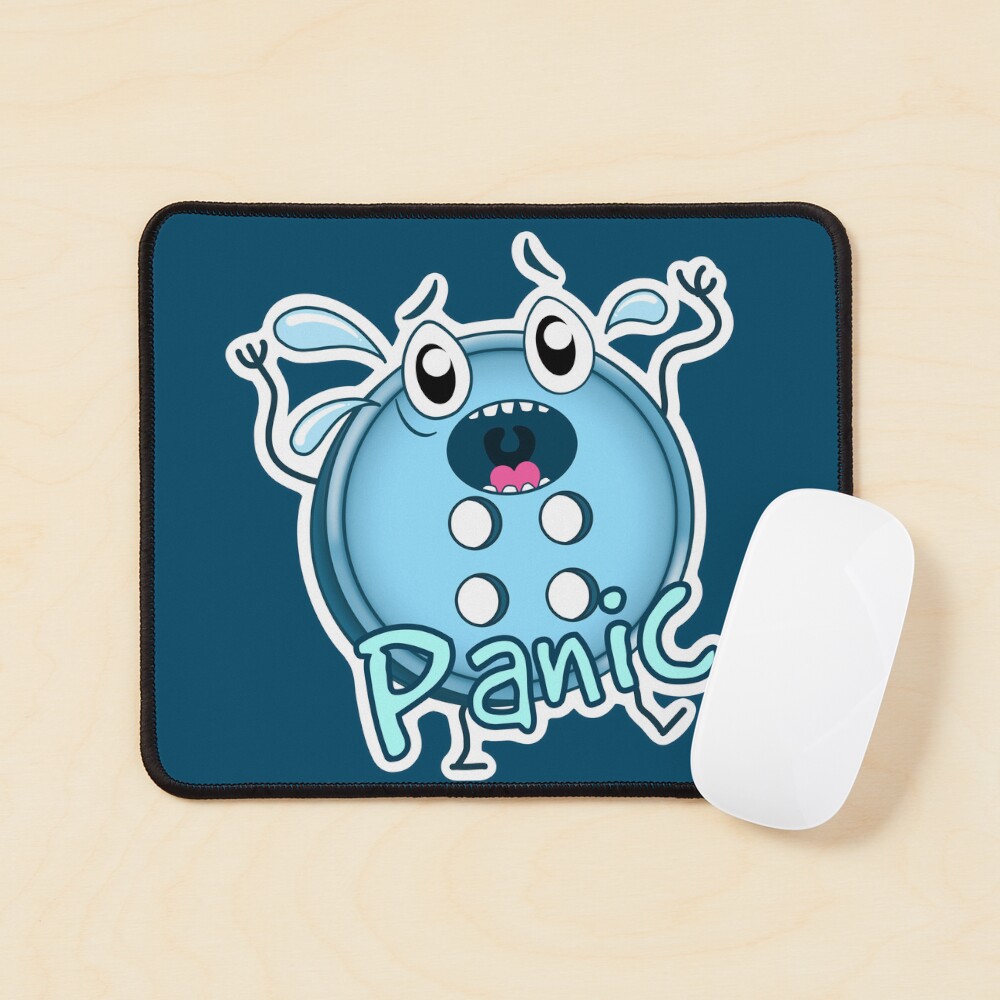 "Panic button" Sticker for Sale by CraftyArthole | Redbubble