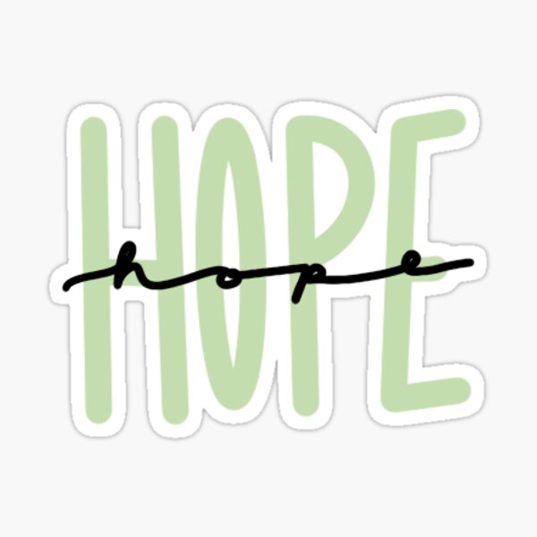 "Hope" Sticker by talsei7z | Redbubble