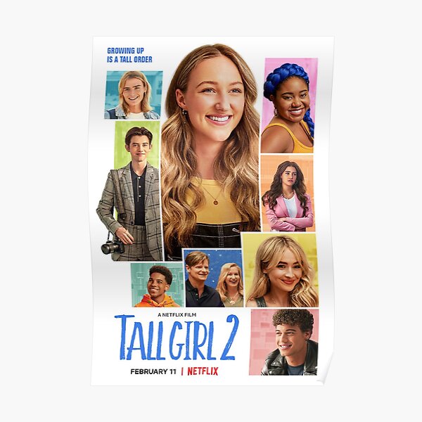 "Tall Girl 2 (2022)" Poster for Sale by mellerviolet | Redbubble