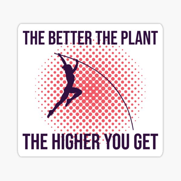 "Pole Vault Vaulting Jumping High Jump Athletics" Sticker for Sale by ...