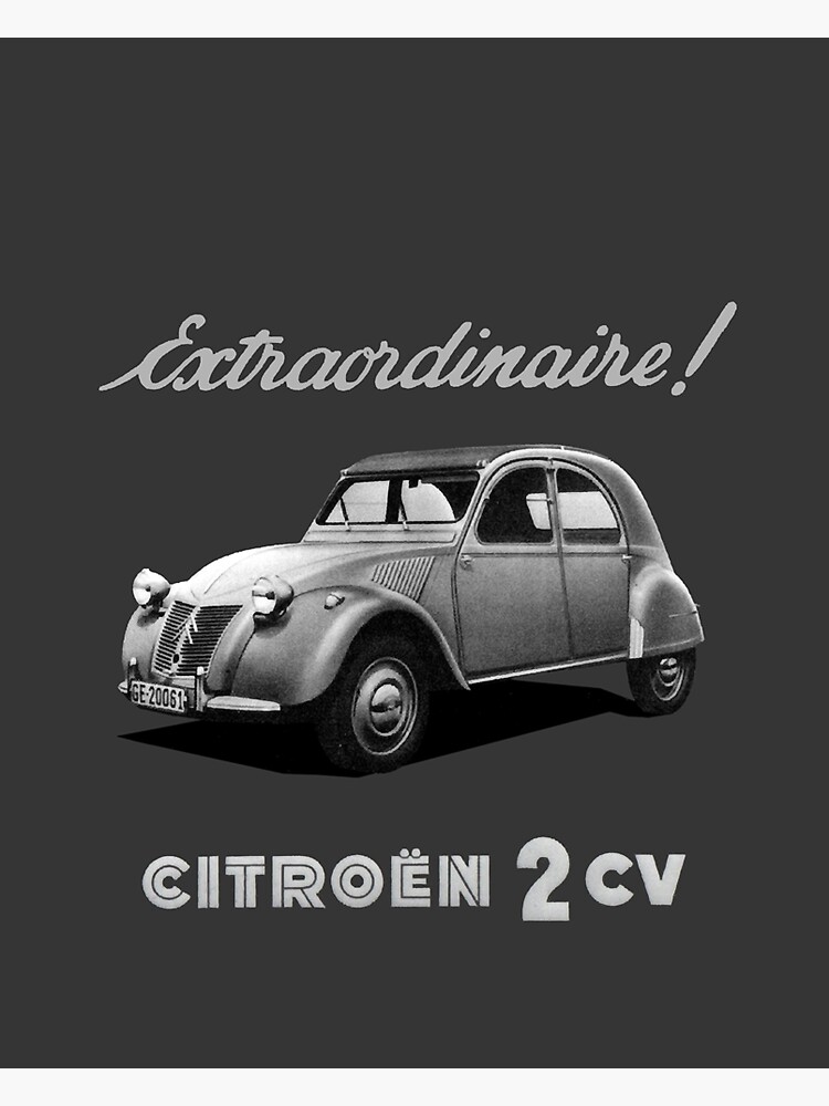 "CITROEN 2CV Graphic " Sticker by luzmariaes | Redbubble