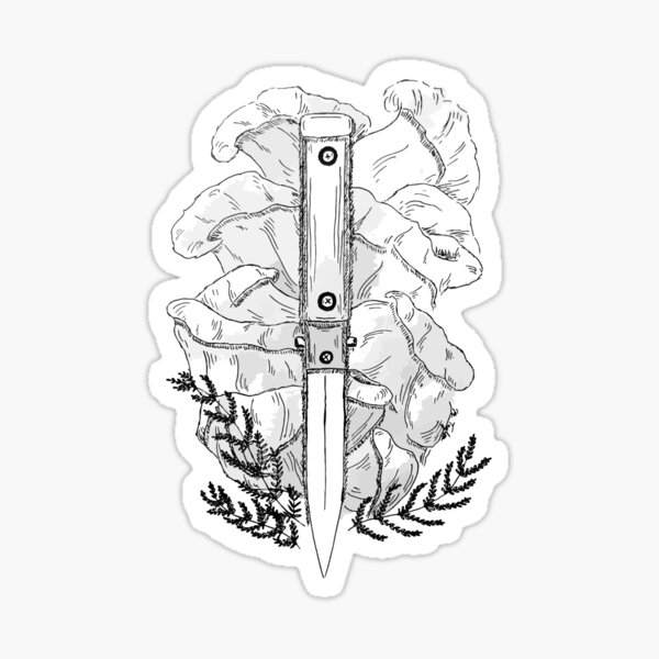 "Ellie’s Switchblade (digitized)" Sticker for Sale by mj-illustrates ...