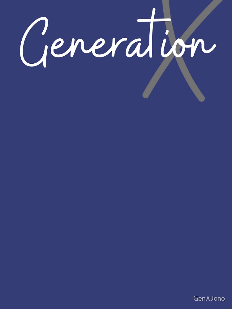 "Generation X Logo" T-shirt for Sale by GenXJono | Redbubble | genx t ...
