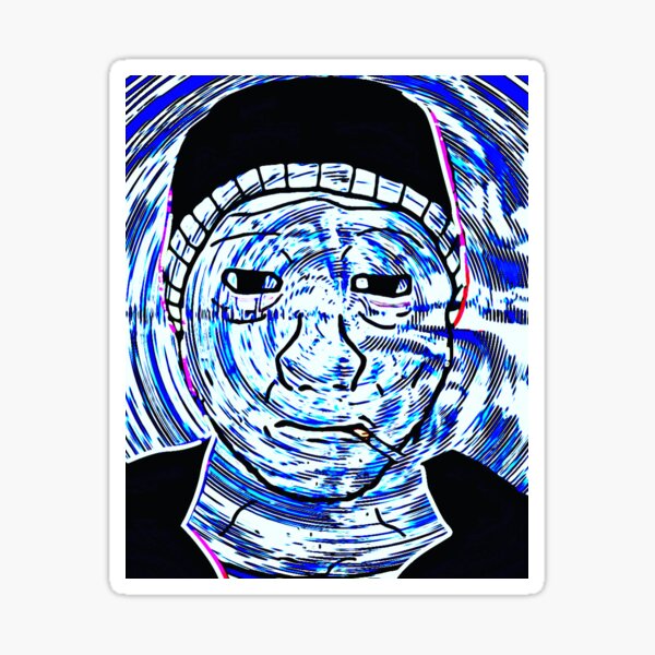 "Doomer Blues" Sticker by Wolvie-13 | Redbubble