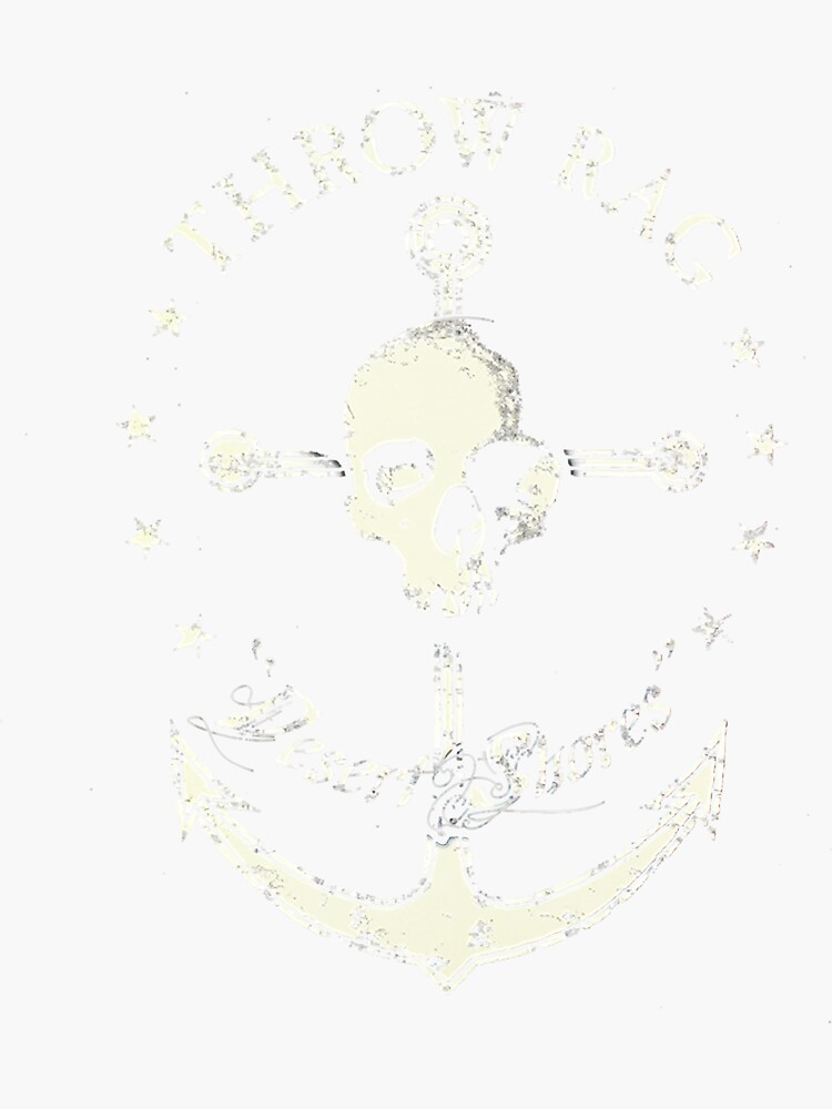 "Throw Rag Band - Cover Album Classic" Sticker by LouLucarelli | Redbubble