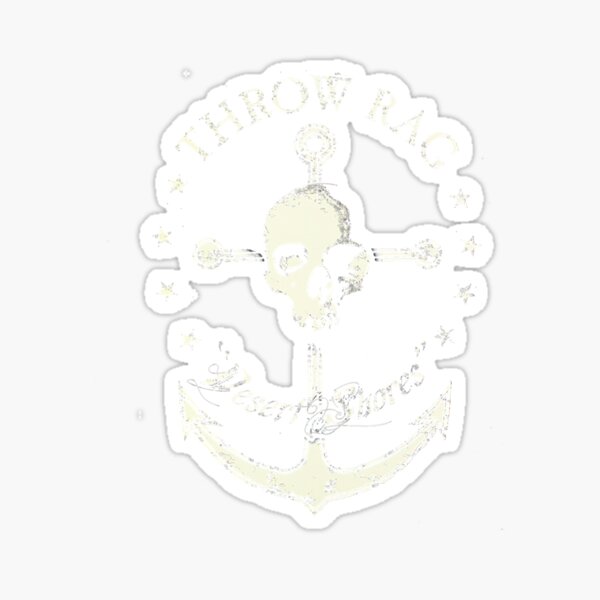 "Throw Rag Band - Cover Album Classic" Sticker by LouLucarelli | Redbubble