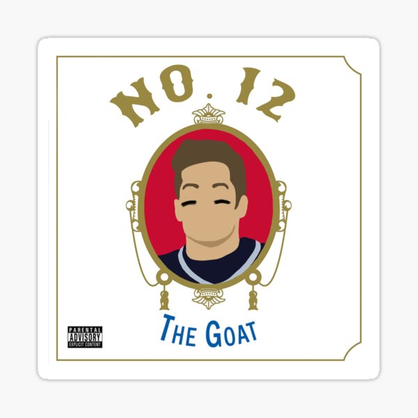 "THE GOAT x THE CHRONIC" Sticker by Big4Street | Redbubble
