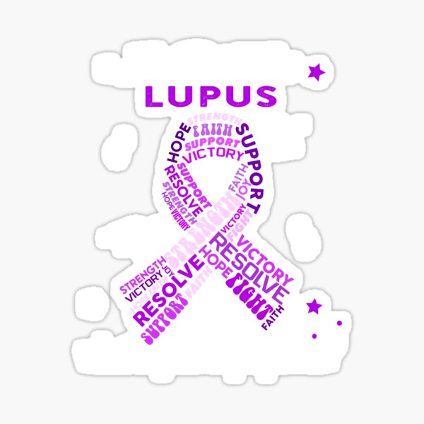 "Lupus Warrior, I Battle Lupus What's Your Superpower?" Sticker for ...