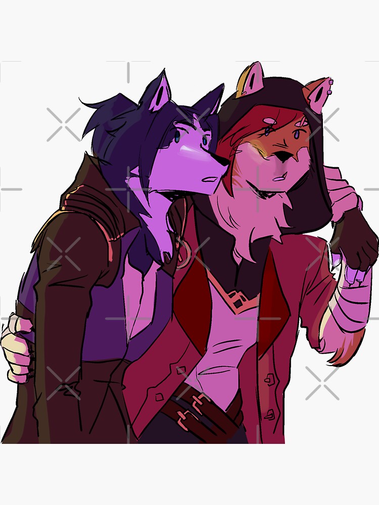 "Furry vicait" Sticker for Sale by creativename541 | Redbubble