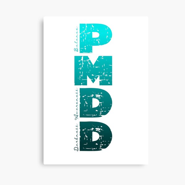 "PMDD Raising Awareness. Representing the darkness of depression, teal ...