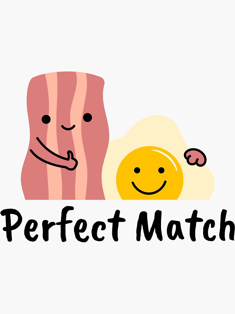 "Perfect Match" Sticker by youngstation | Redbubble