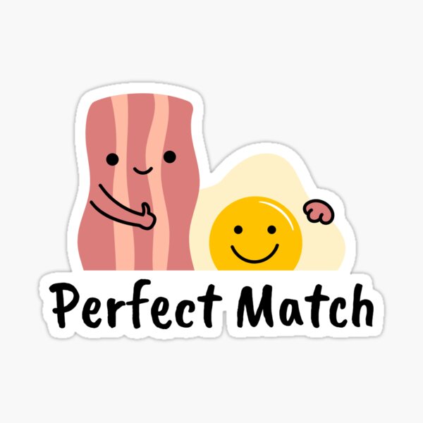 "Perfect Match" Sticker by youngstation | Redbubble