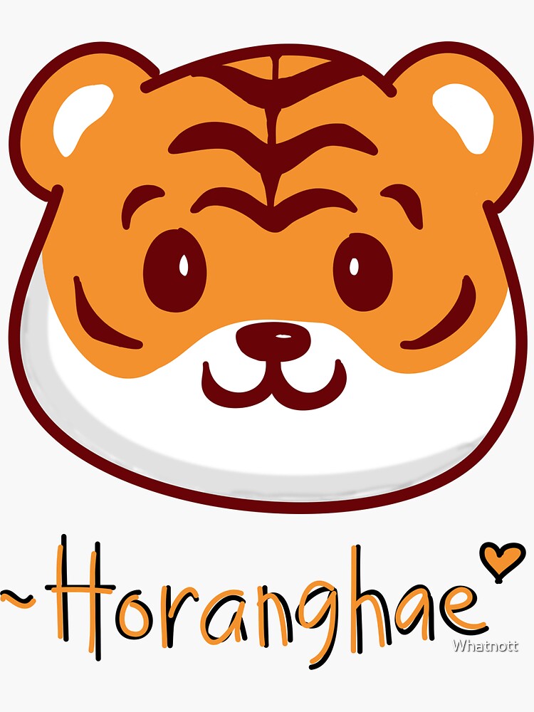 "SEVENTEEN HOSHI TIGER HORANGHAE KPOP" Sticker for Sale by Whatnott ...