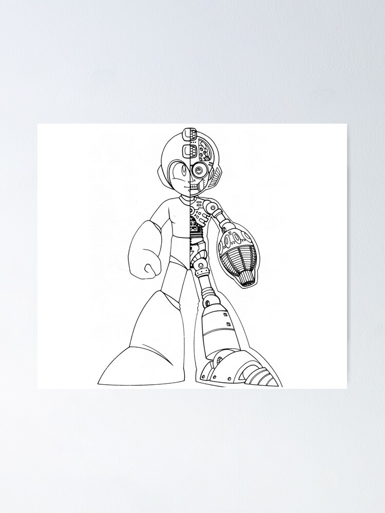 "Mega Man 8 skeleton" Poster by infiniterivals | Redbubble