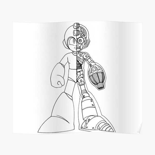 "Mega Man 8 skeleton" Poster by infiniterivals | Redbubble