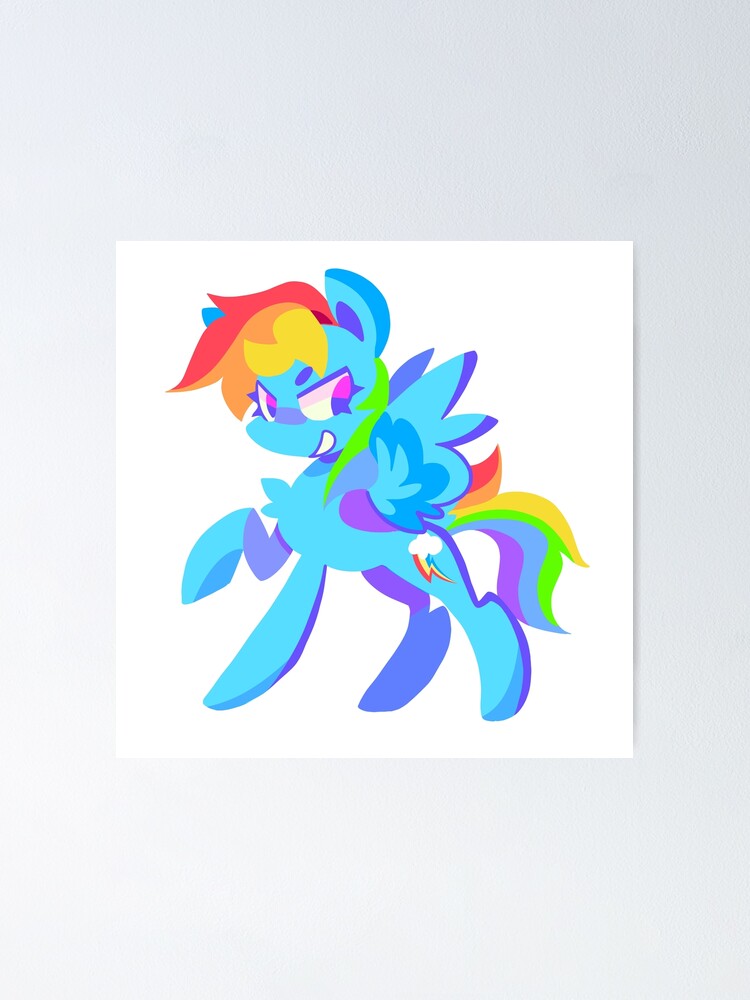 "rainbow dash" Poster by Swirlseypop | Redbubble