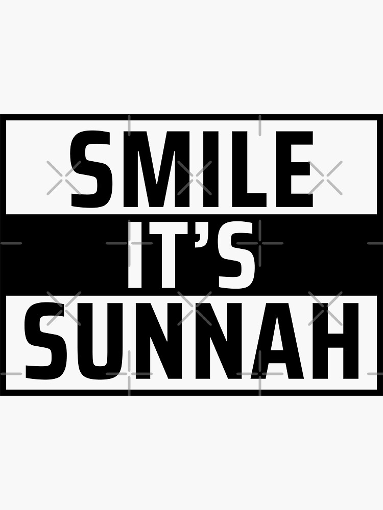 "smile its sunnah islamic art quotes 2" Sticker for Sale by EfenDesign ...