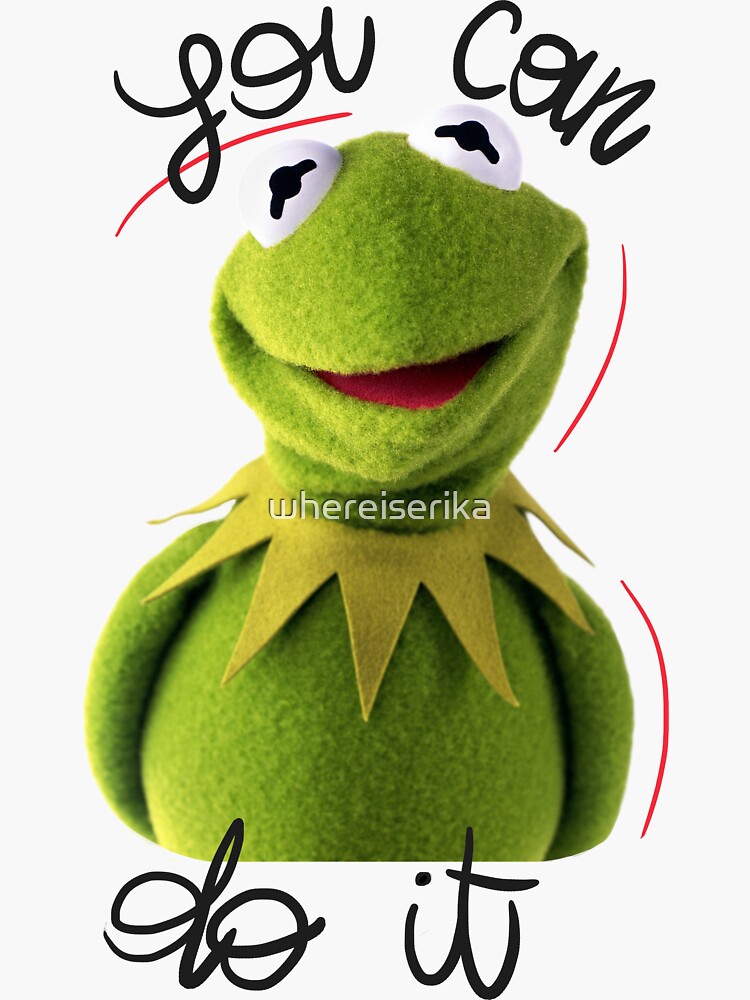 "Kermit " Sticker by whereiserika | Redbubble