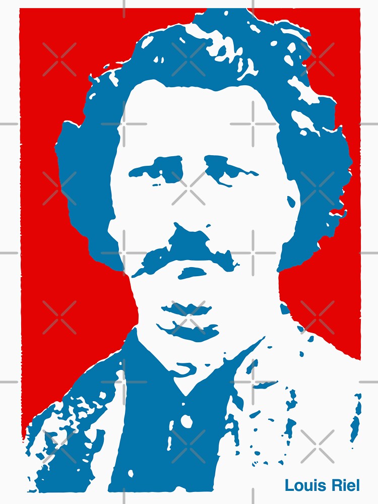 "Louis Riel Blue and red Metis Canada Post Special Engraving HD High ...
