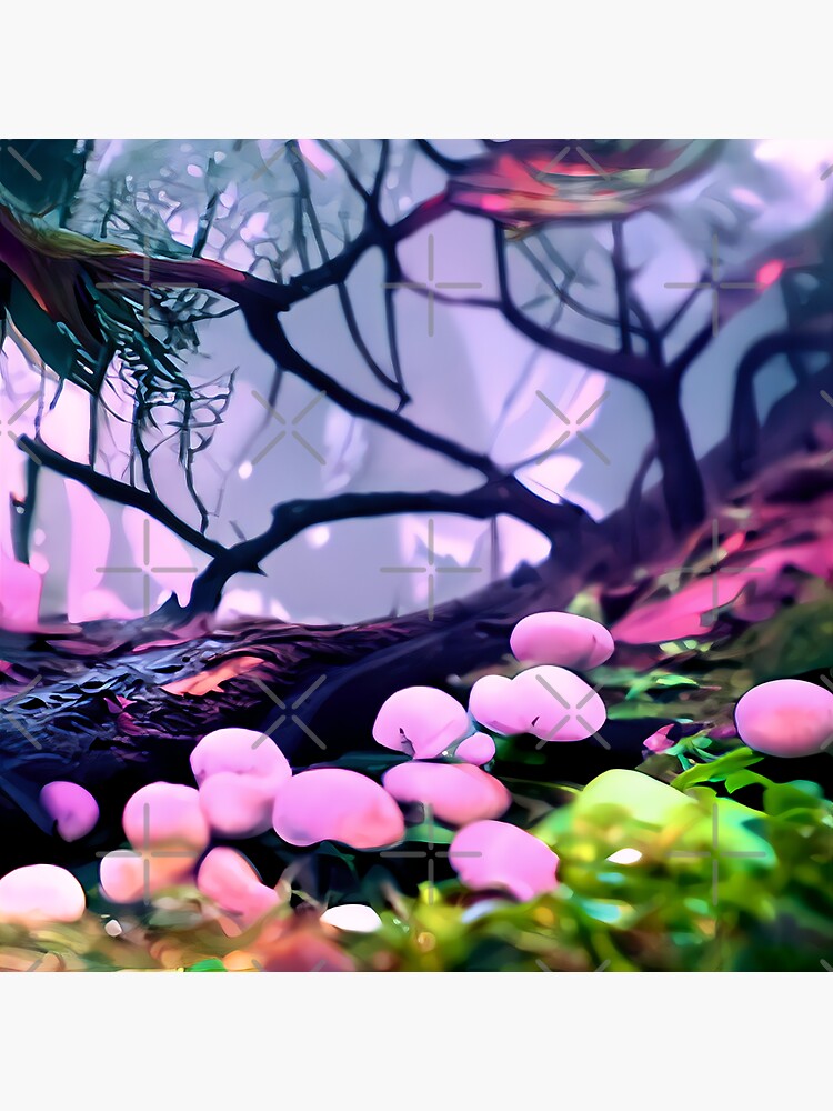 "Lucid Forest" Sticker for Sale by AILucidDreams | Redbubble