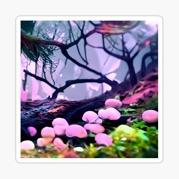 "Lucid Forest" Sticker for Sale by AILucidDreams | Redbubble