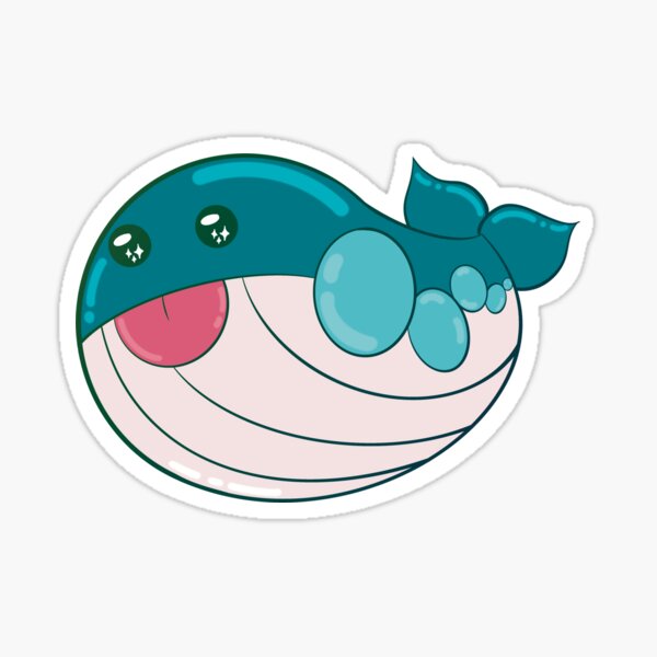"Bubby the Whale" Sticker by DanosDoodles | Redbubble