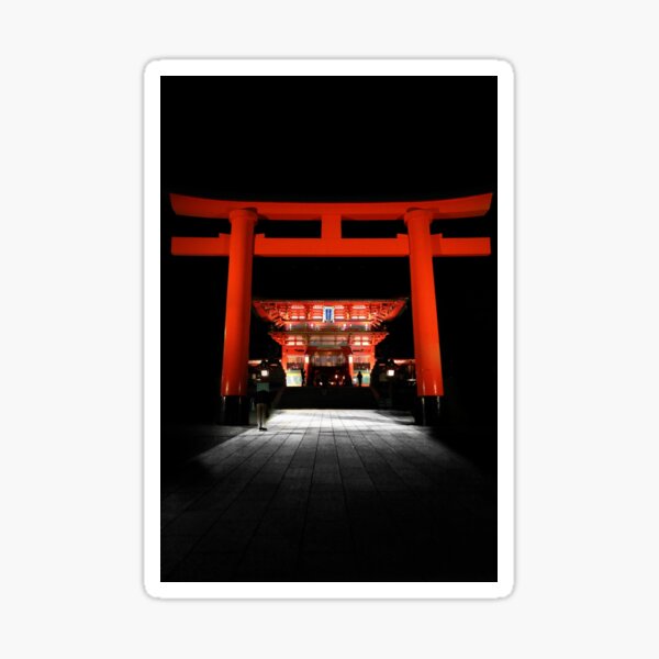"Japan Temple Gate" Sticker for Sale by royjp | Redbubble
