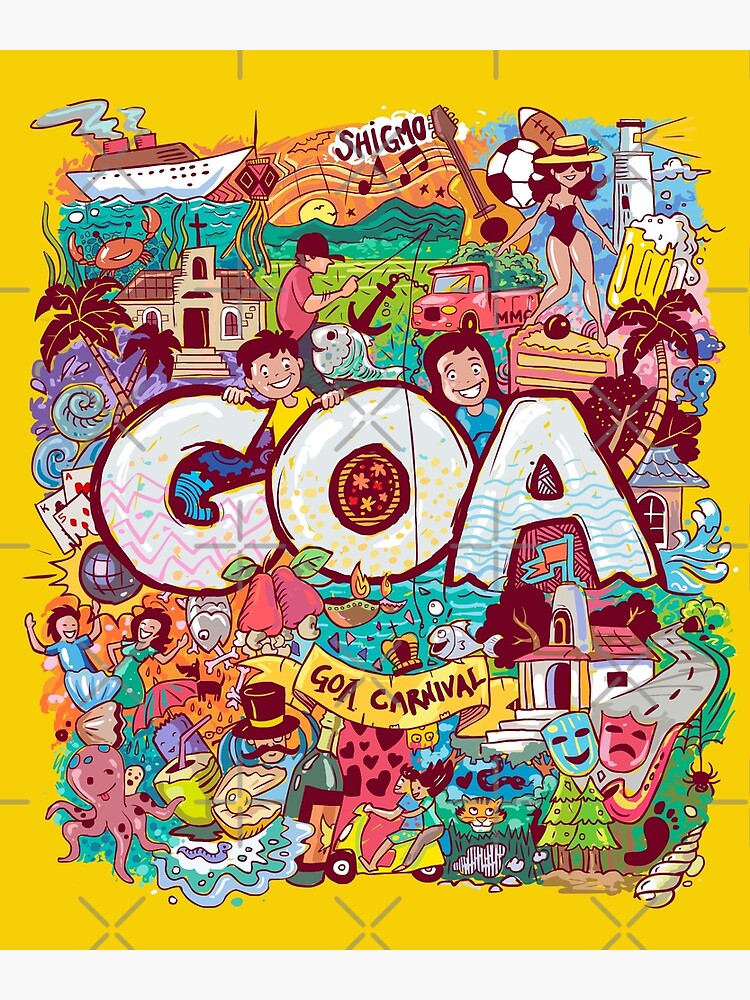 "Goa Doodle mashup 1" Poster for Sale by anikin87 | Redbubble