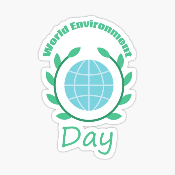 "World Environment day" Sticker for Sale by Environara | Redbubble