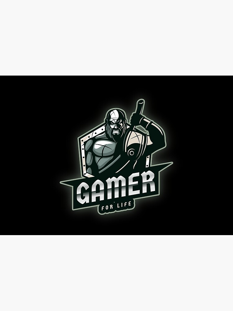 "Gamer for Life with Warrior Demigod" Poster for Sale by PRIVARSHU ...