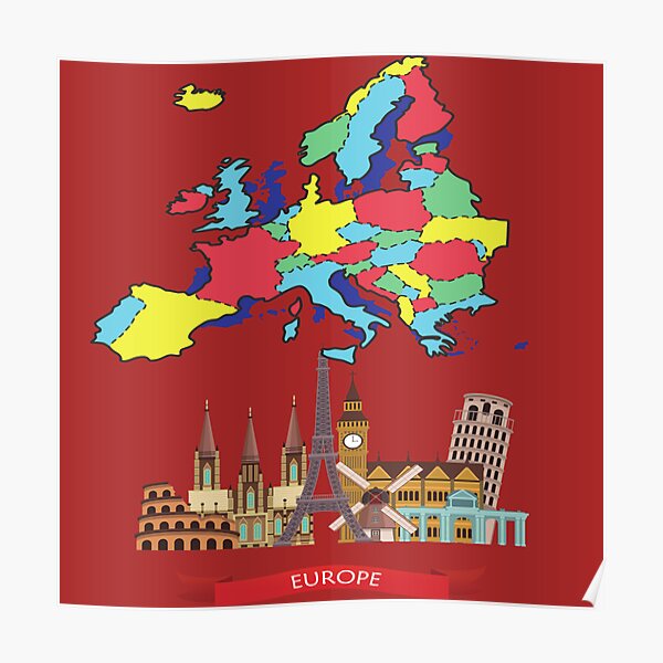 "World Flag European Union " Poster for Sale by FunZoo | Redbubble