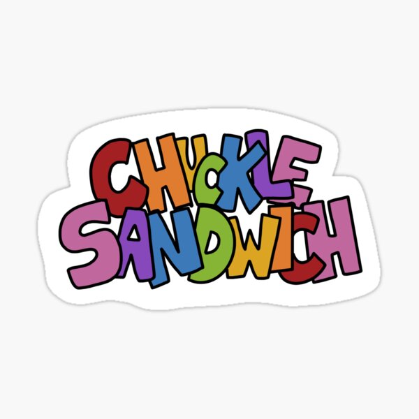 "Chuckle Sandwich Rainbow" Sticker for Sale by AshesOfArt | Redbubble