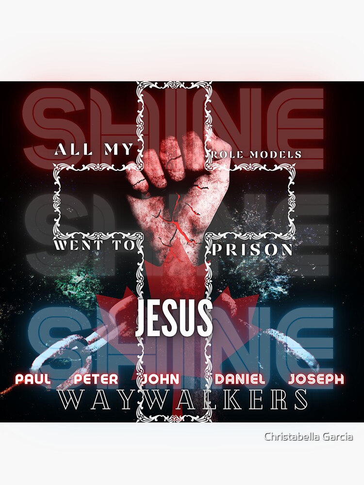 "Jesus My Role Models" Sticker for Sale by WwMStylesStudio | Redbubble