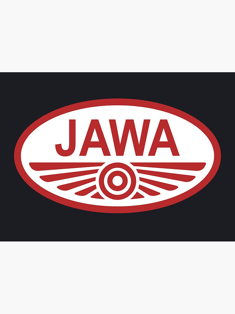 "Classic Motorcycle Logos - JAWA" Art Print by brookestead | Redbubble