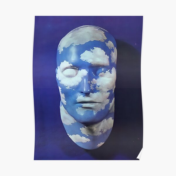 "Rene Magritte - Painted Plaster Mask" Poster by Lolc | Redbubble