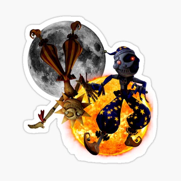 "sundrop and moondrop " Sticker by Murisonnatalie | Redbubble