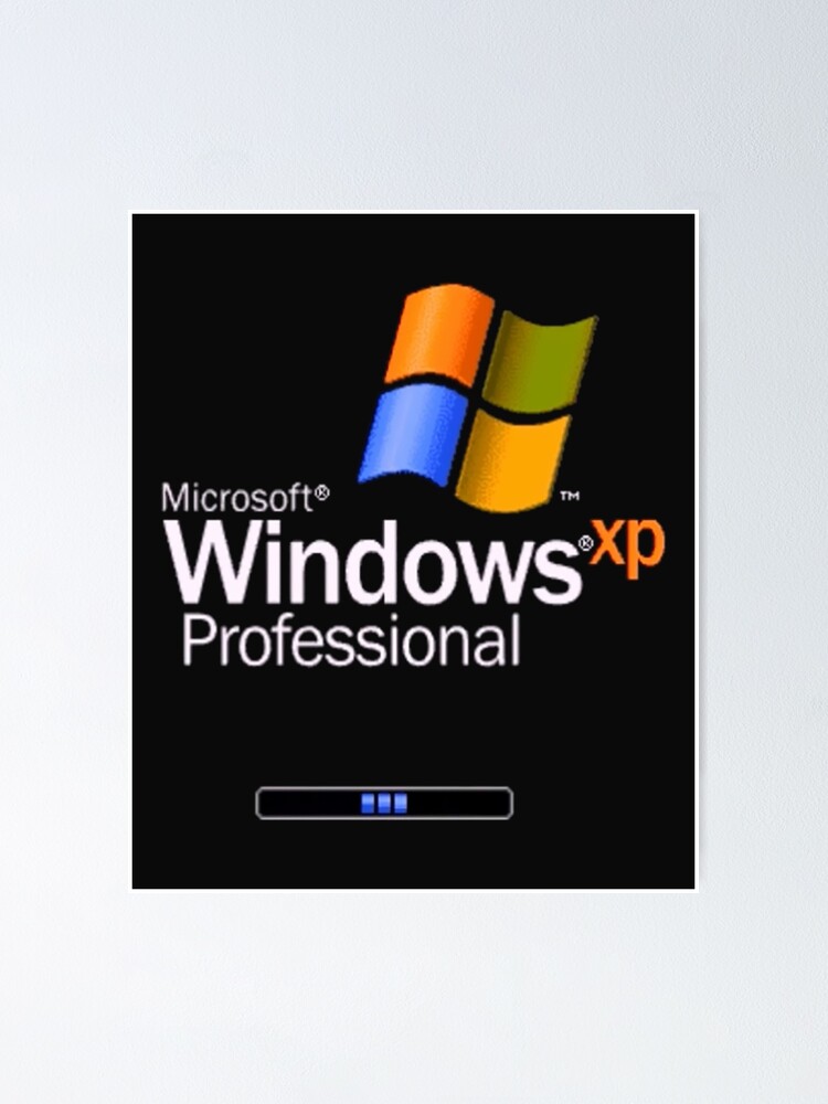 "Windows XP" Poster for Sale by DeVriesSigns | Redbubble