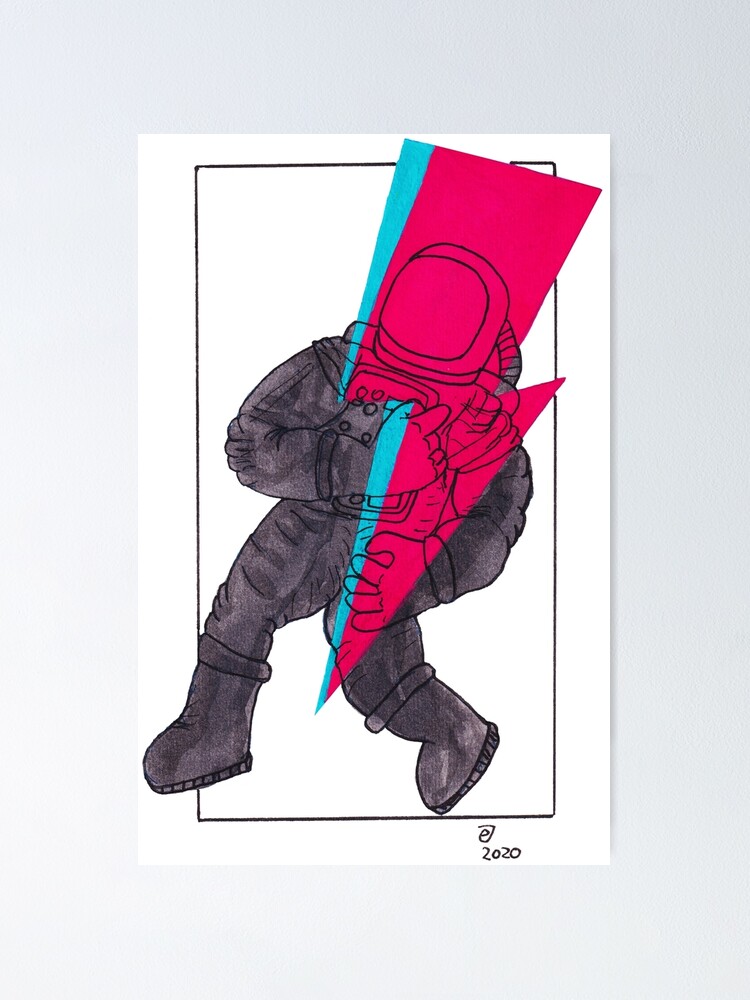 "Major Tom" Poster for Sale by fullcolorgray | Redbubble