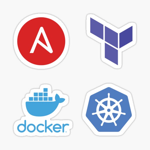 "Devops Combo Sticker Set 1" Sticker by mythical-design | Redbubble