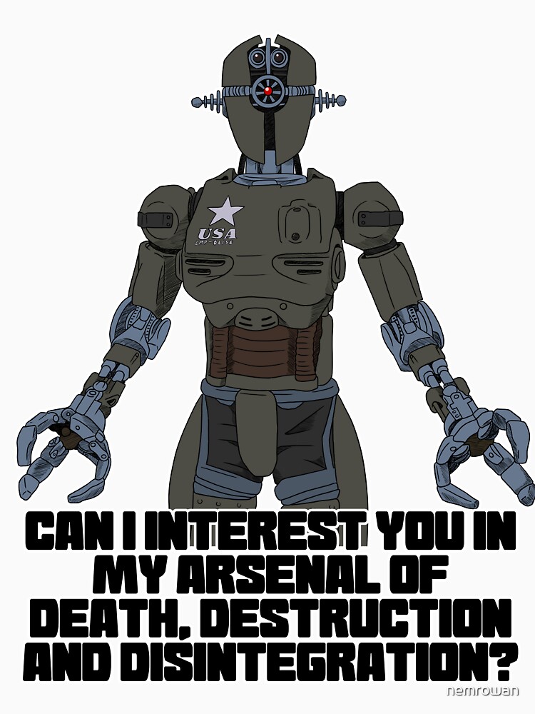 "Fallout 4 KL-E-0 - Death, destruction and disintegration" T-shirt for ...