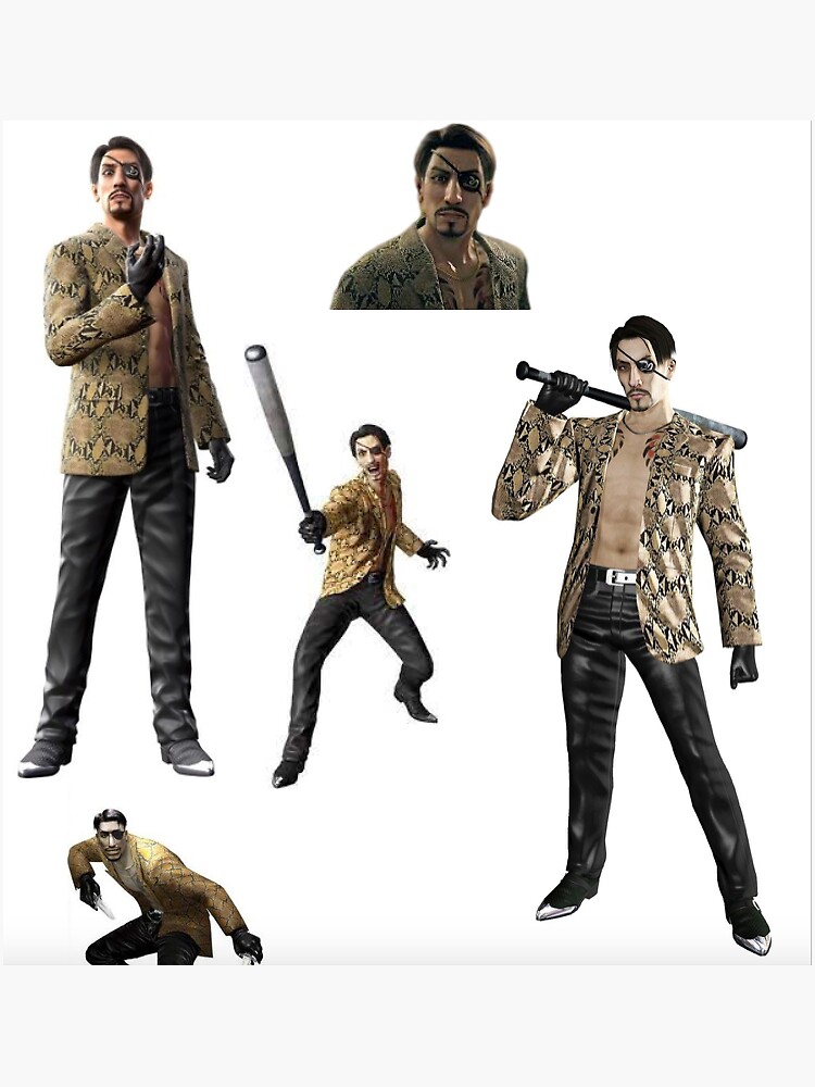 "goro majima" Sticker by Ultracoolcat45 | Redbubble