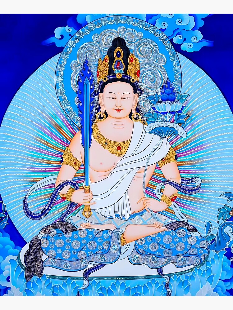 "Bodhisattva Akasagarbha Buddhist Painting Thangka" Poster by Onodera ...