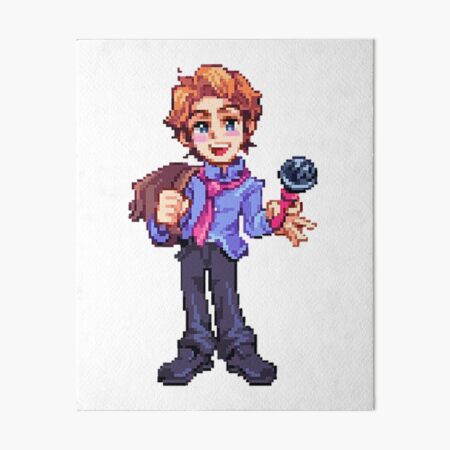 "Senpai Sprite fom Friday Night Funkin" Art Board Print for Sale by ...