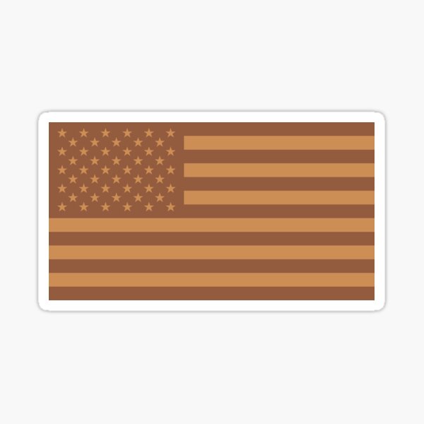 "Brown American flag black history month, dark flag, black flag simple ...