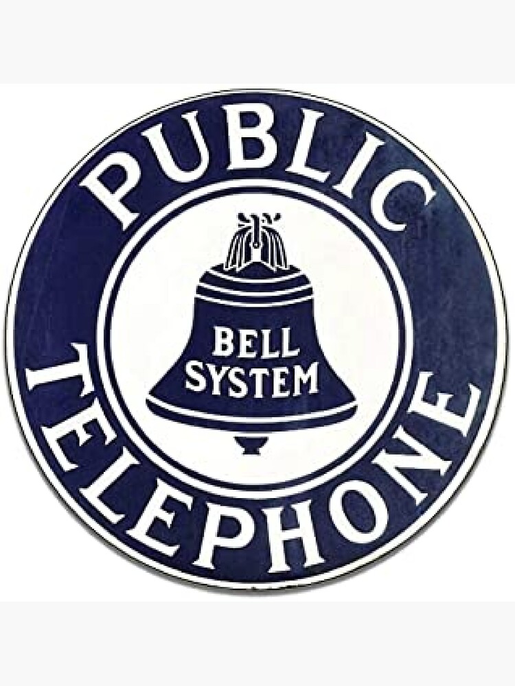 "Bell System Public Telephone" Sticker for Sale by uniquenostalgia ...