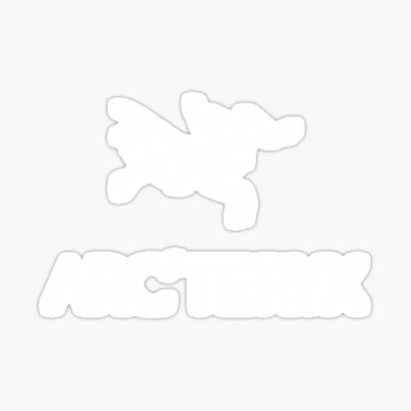 "adventure of "arcteryx" logo" Sticker by yelloweggs | Redbubble