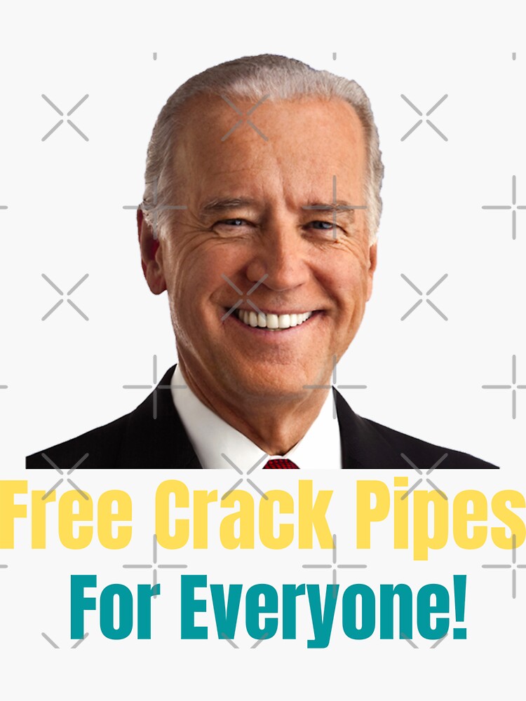 "Free Crack Pipes For Everyone!" Sticker for Sale by Ynssama | Redbubble