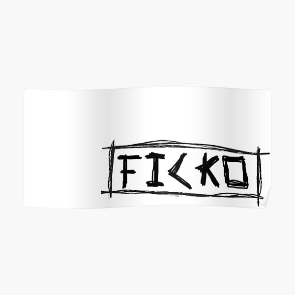 "Ficko" Poster for Sale by LightNoirDesign | Redbubble