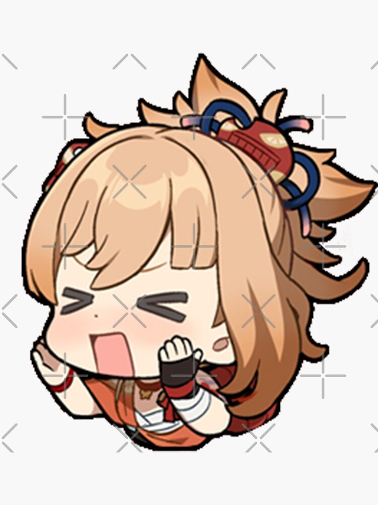 "Genshin Impact || Yoimiya Chibi" Sticker for Sale by Cupart | Redbubble